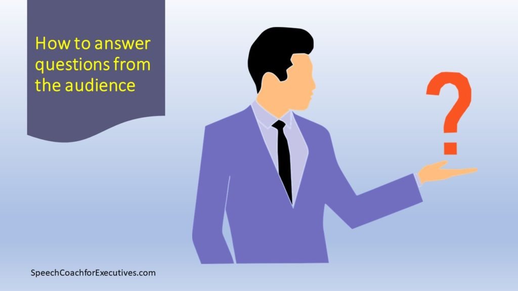 How to Answer Questions from Your Audience: The Seven Step Formula ...