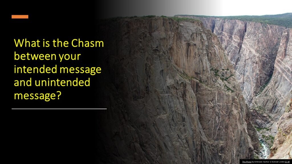 What is the Divide between Your Intended Message and Your Unintended ...